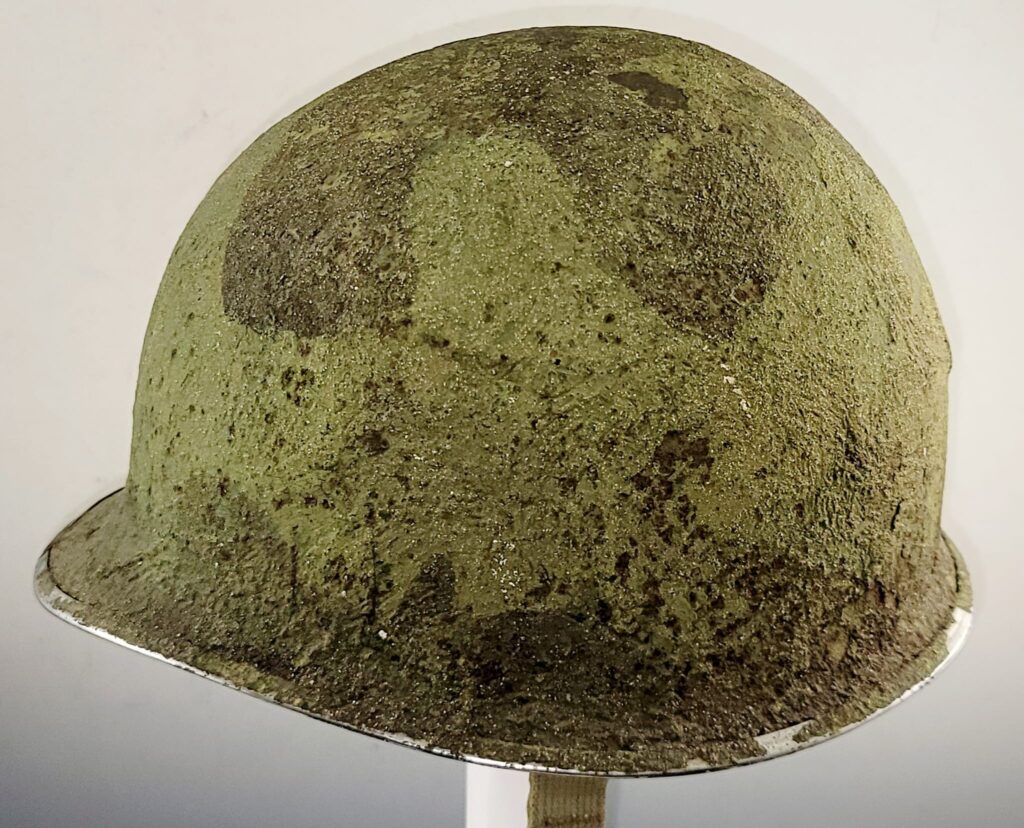 Camouflage WWII M1 Helmet 165th Infantry Regiment 27th Infantry ...
