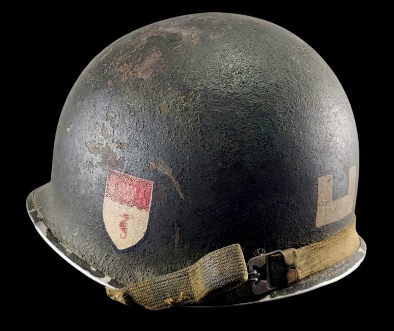 WWII US Army Corps of Engineers Captain’s M1 Helmet 540th Engineer ...